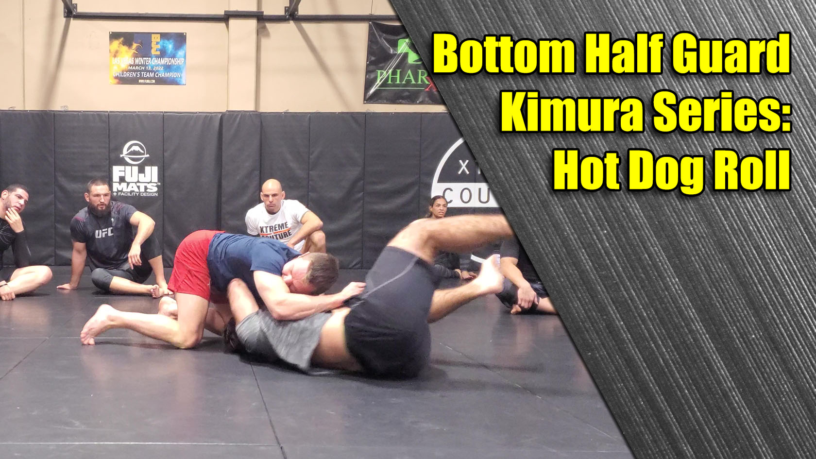 Bottom Half Guard Kimura Series - Hot Dog Roll - David Avellan MMA Blog