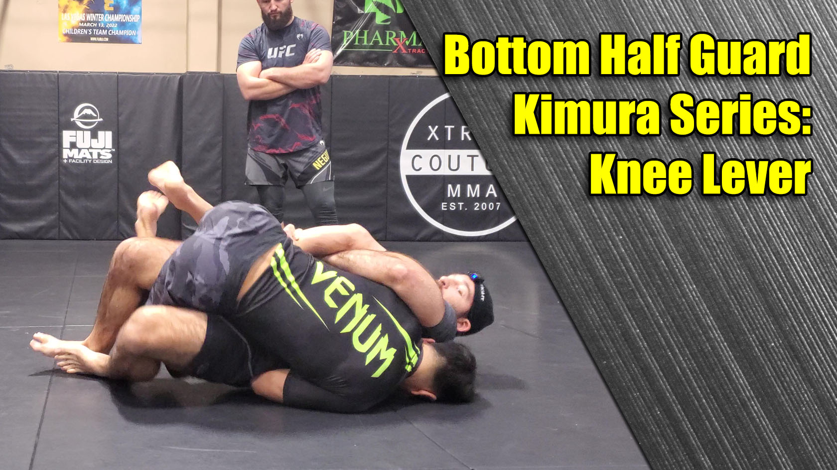 Bottom Half Guard Kimura Series - Knee Lever - David Avellan MMA Blog